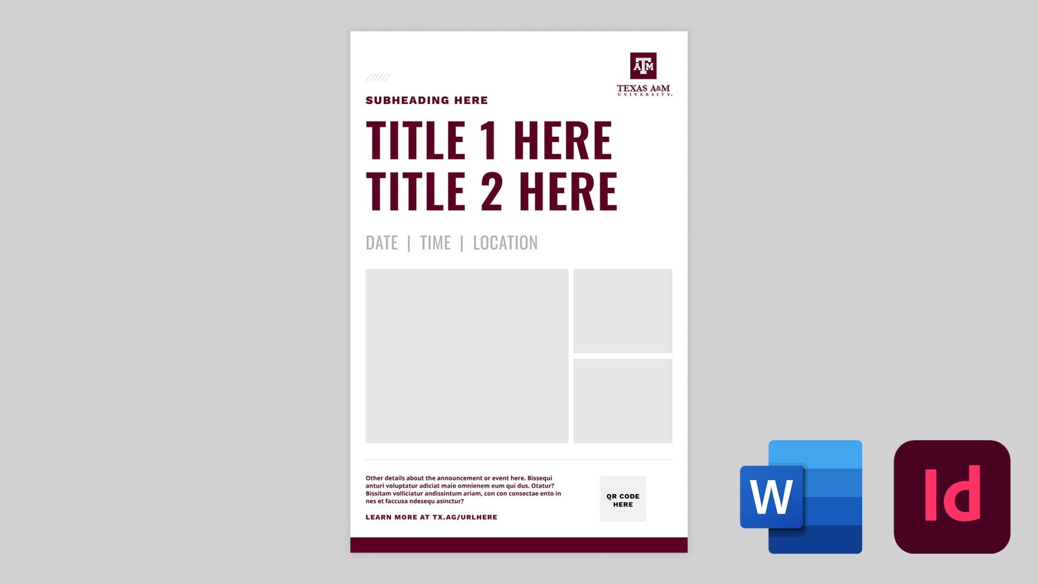 Posters – Marketing & Communications | Texas A&M University