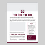 Fact Sheet 2 InDesign Template – Marketing & Communications | Texas A&M ...